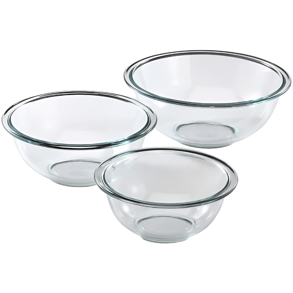 Pyrex 3-pc Mixing Bowl Set – House Hold Inn